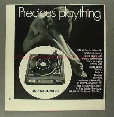 1970 BSR McDonald Automatic Turntable Ad - Precious Plaything! | eBay