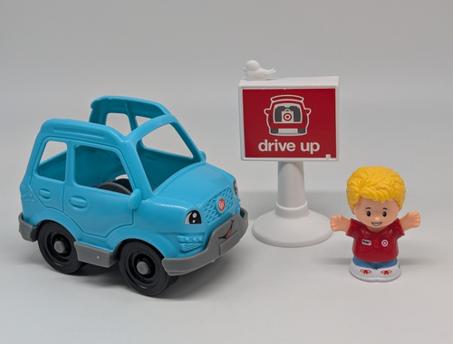 Fisher Price Little People Target Curbside Pickup Car & Employee ...