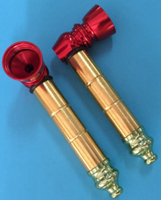 set Of 2 PCS )))smoking metal pipes for tobacco | eBay