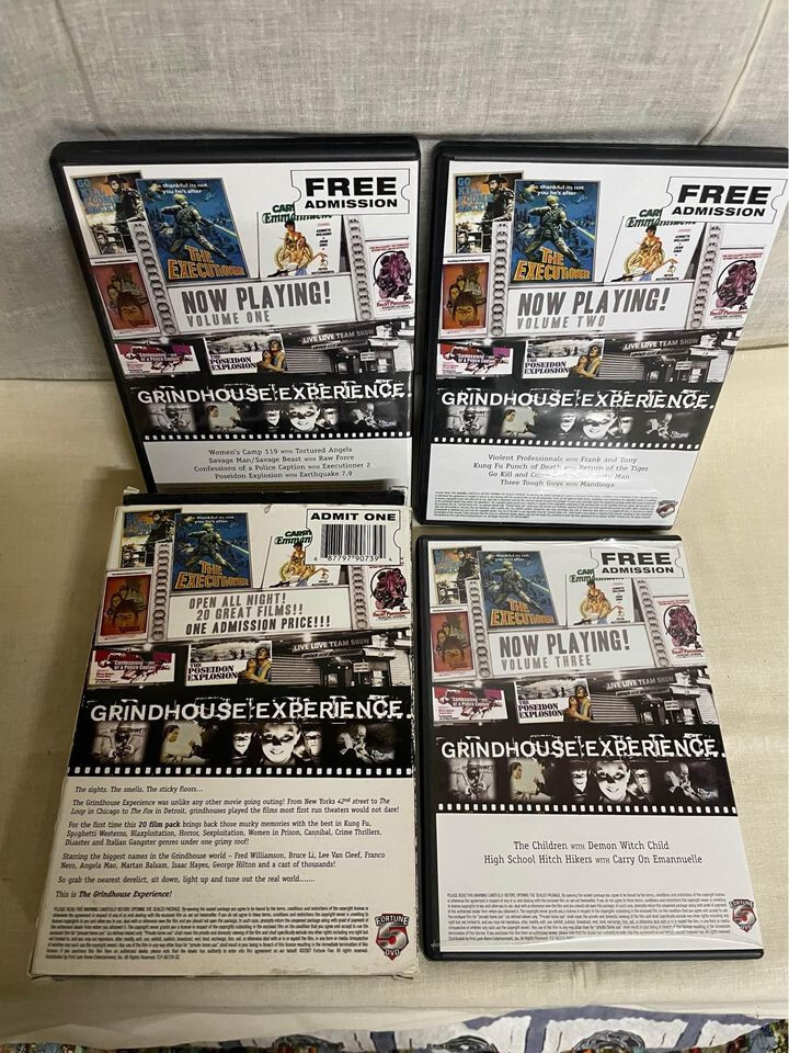 Grindhouse Experience 20 Film DVD Collection Quentin Tarantino Presents ...