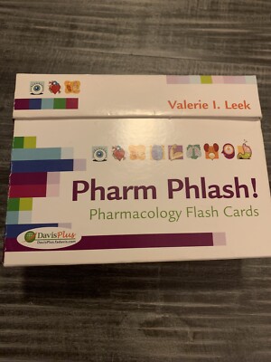 Pharm Phlash! : Pharmacology Flash Cards by Valerie I. Leek (2008 ...