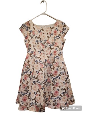 Chasing Fireflies Girl's Dress Floral Zipper Sleeveless Size 14 | eBay