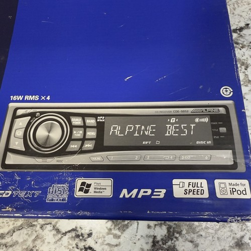 Alpine CDE-9852 | eBay