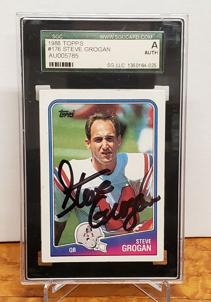 1988 Topps - #176 Steve Grogan for sale online | eBay