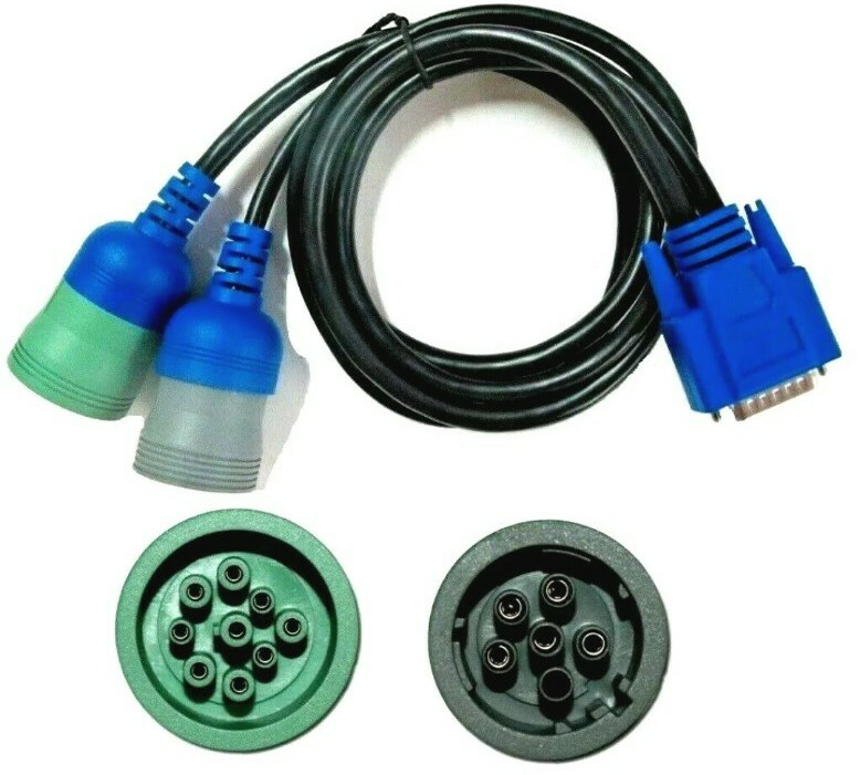 Nexiq USB LINK 402048 Adapter 6 & 9 Pin Y Deutsch Cable 1 M Peterbilt ...