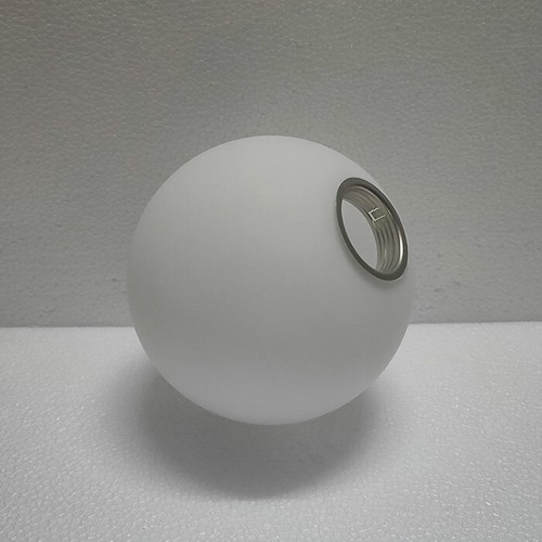 White Globe G9 Glass Shade Replacement with Thread for G9 Lamp Screw ...