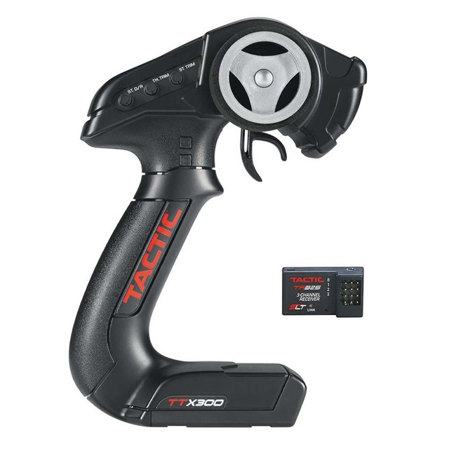 Tactic SLT 2.4GHz TTX300 3-Channel Pistol Grip Transmitter with TR325 ...