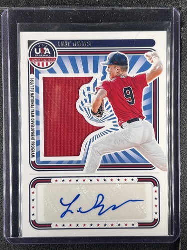 Ryerse, Luke - 2024 USA Baseball Stars & Stripes - Swatch/Auto - 28/199 ...