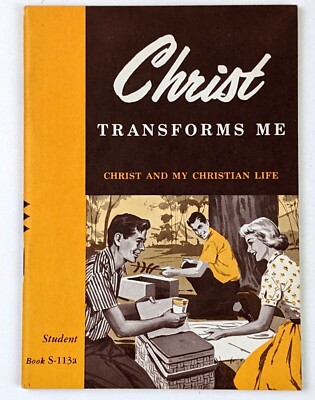1960 Christ Transforms Me Gospel Light Publications VTG Bible Study ...
