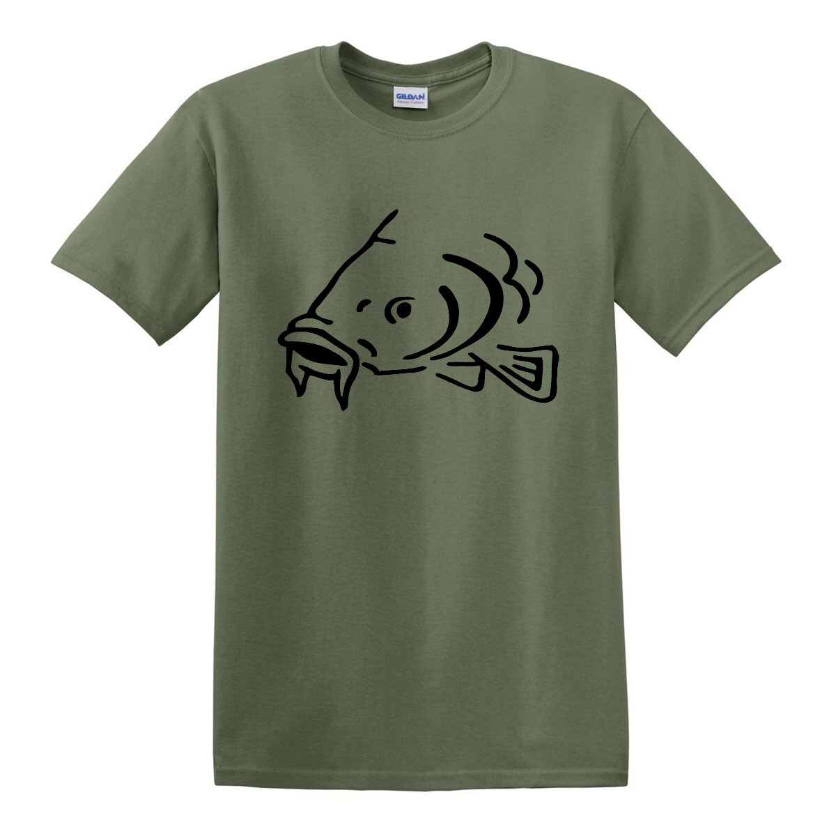 CARP FISHING T-SHIRT FISHERMAN BIG CRAP ANGLING CLOTHING CAMO GIFT S ...