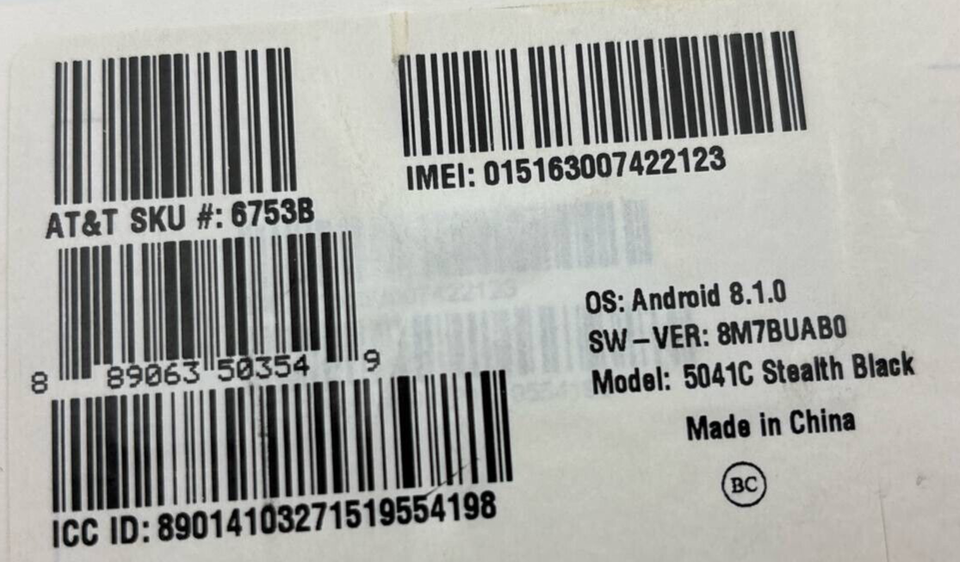 Alcatel Tetra 5041C Android Smartphone 5" LCD 5MP 16GB Bluetooth 4G LTE ...