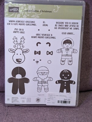 Stampin' Up "Cookie Cutter Christmas " Set Of 17 Photopolymer Stamps | eBay