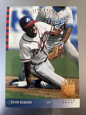 Deion Sanders #62 (1993 Upper Deck SP) Baseball Card, Atlanta Braves | eBay