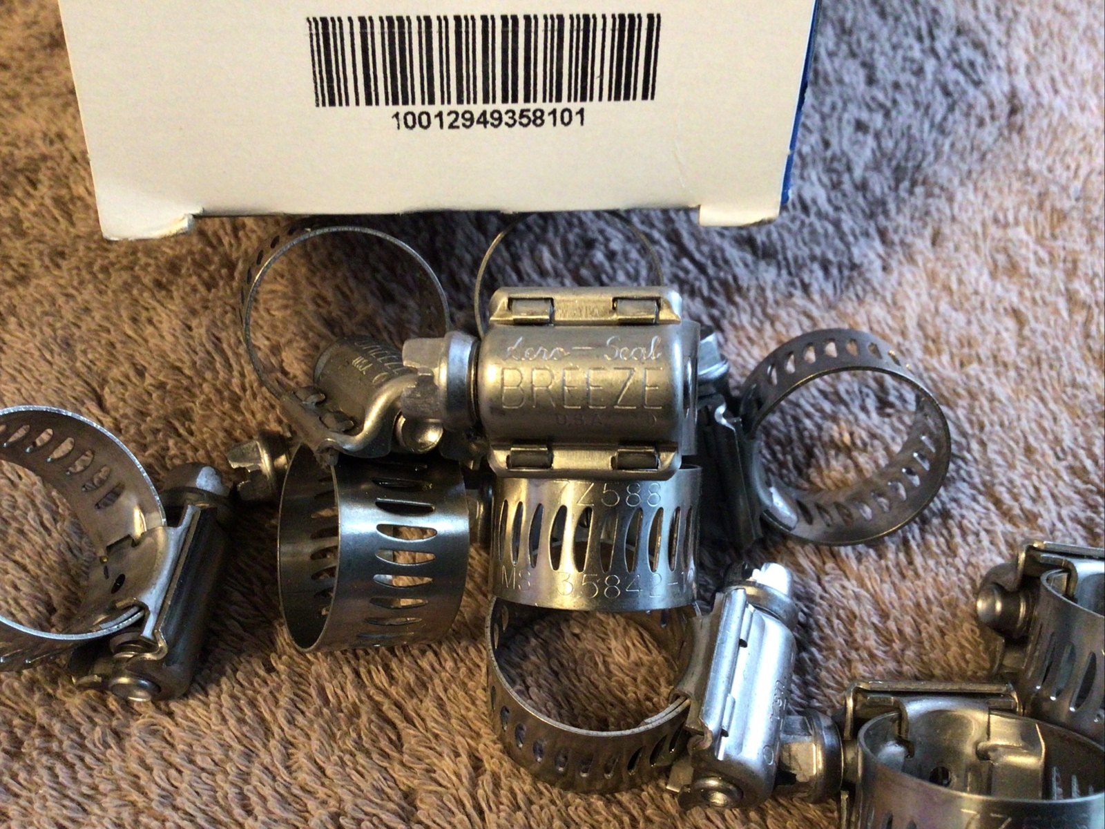 10 - Aero Seal BREEZE Stainless Steel Clamps MS35842-10 Mil-Spec USA | eBay