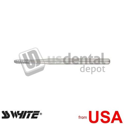 SS WHITE - HP 10pk #702 taper fissure crosscut carbide bur for slow sp ...