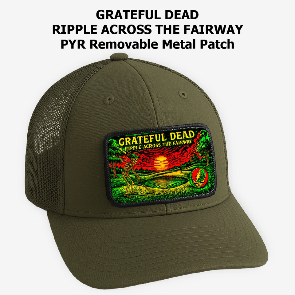 GRATEFUL DEAD Ripple Golf PYR Custom Metal Art - Selected Caps + RMP ...