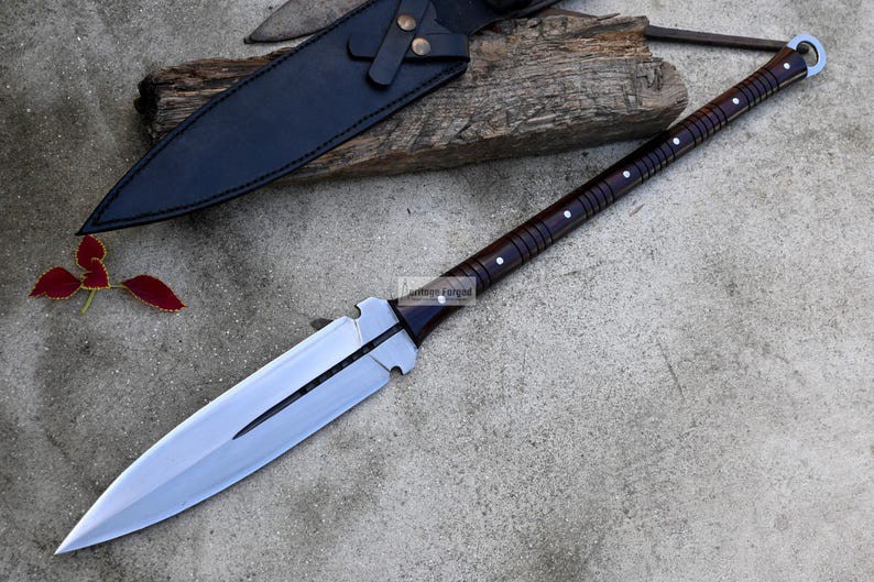 Custom Handmade Carbon Steel Blade Tactical Viking Spear | Hunting ...