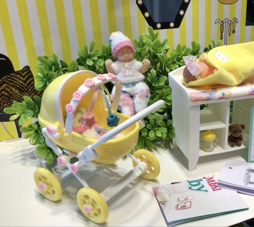 My mini baby pink -yellow nursery set | eBay