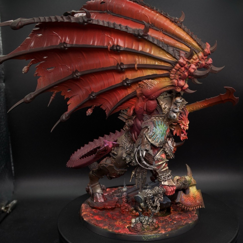 Angron, Daemon Primarch of Khorne World Eaters Pro Painted Warhammer ...