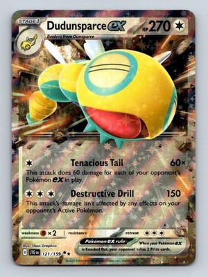 #121 Dudunsparce Ex 2025 Journey Together Double Rare | eBay