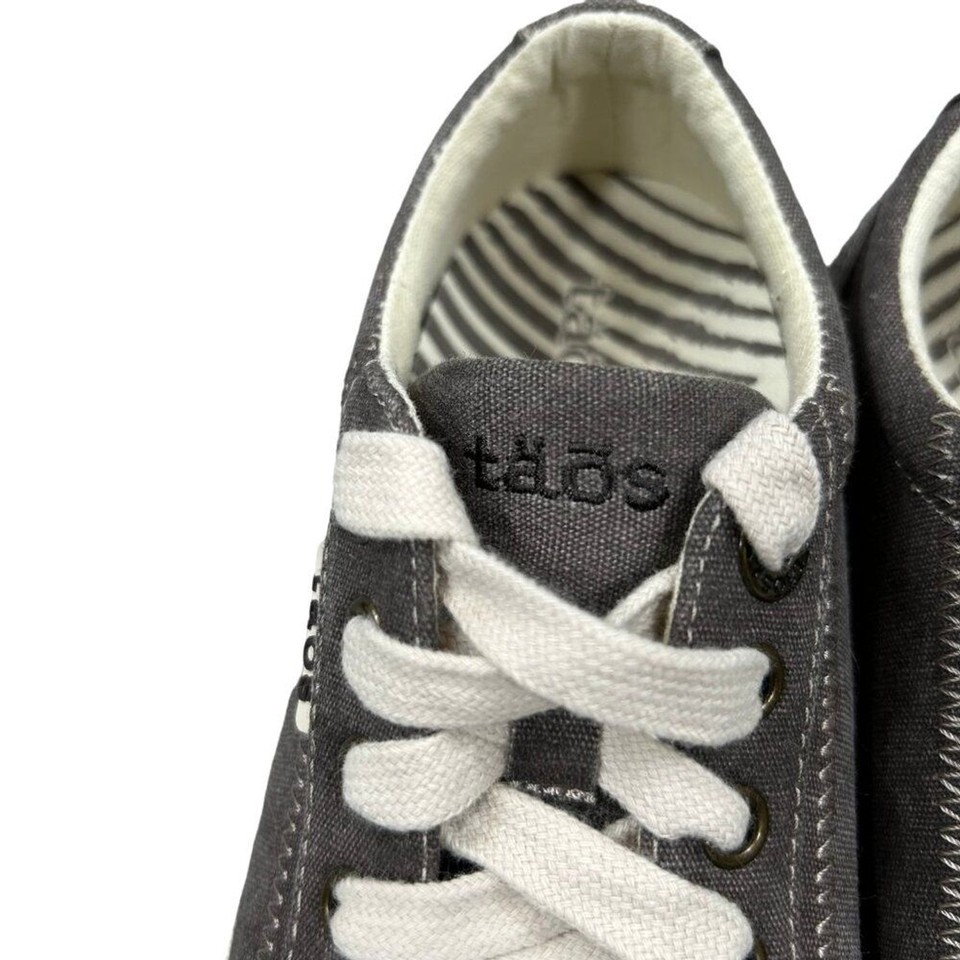 Taos Star Canvas Chocolate Washed Sneakers Size 5.5 | eBay