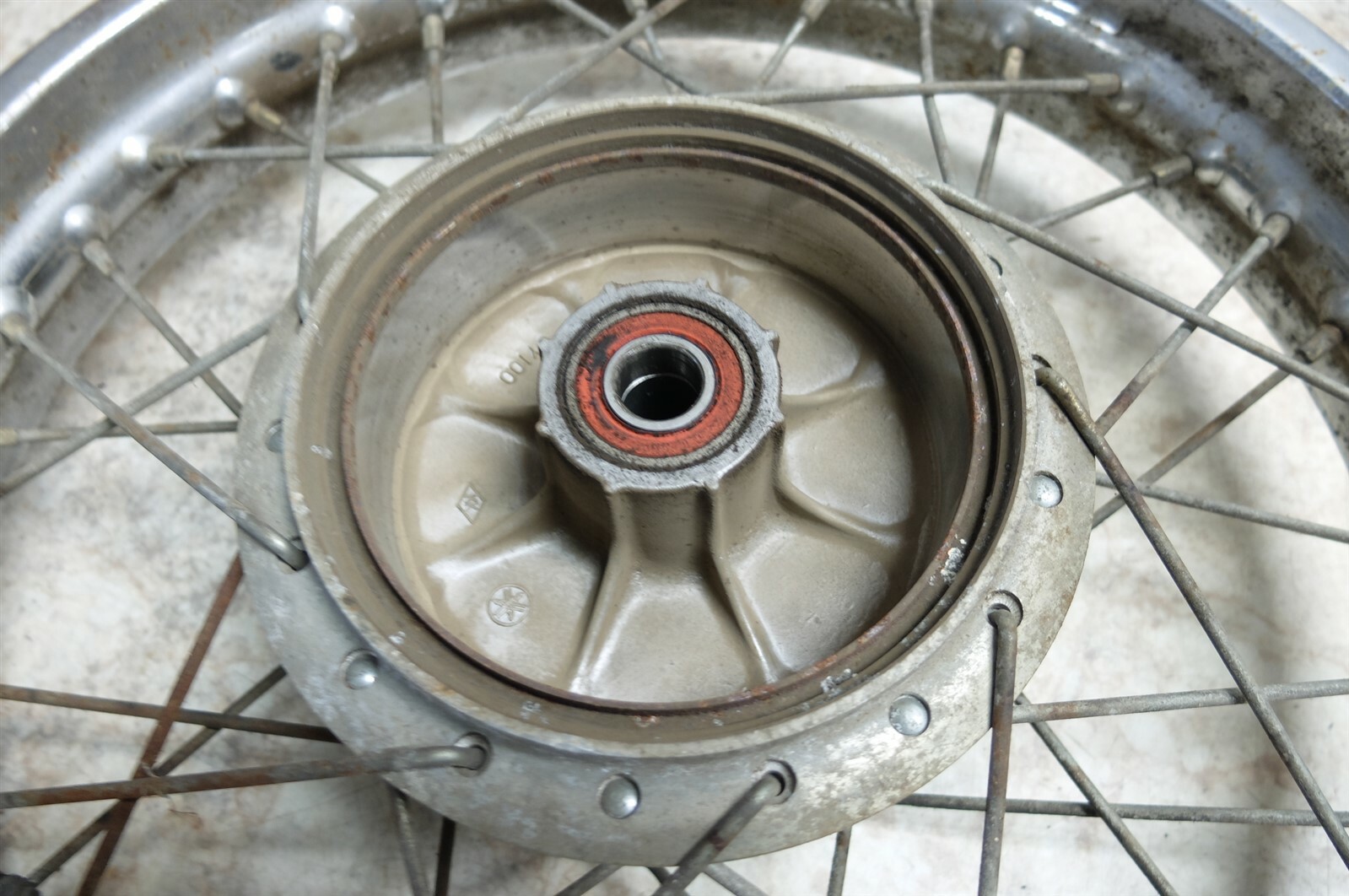 81 Yamaha SR 250 SR250 Exciter rear back wheel rim straight | eBay