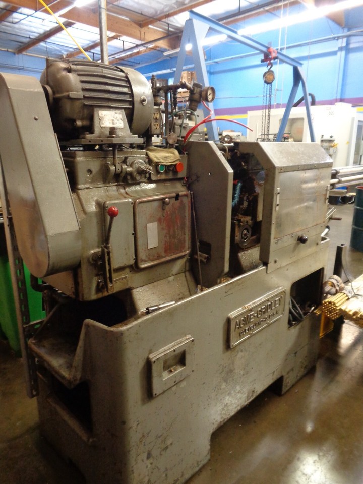 7/16 Acme Gridley screw machine with stop spindle and threading Serial ...