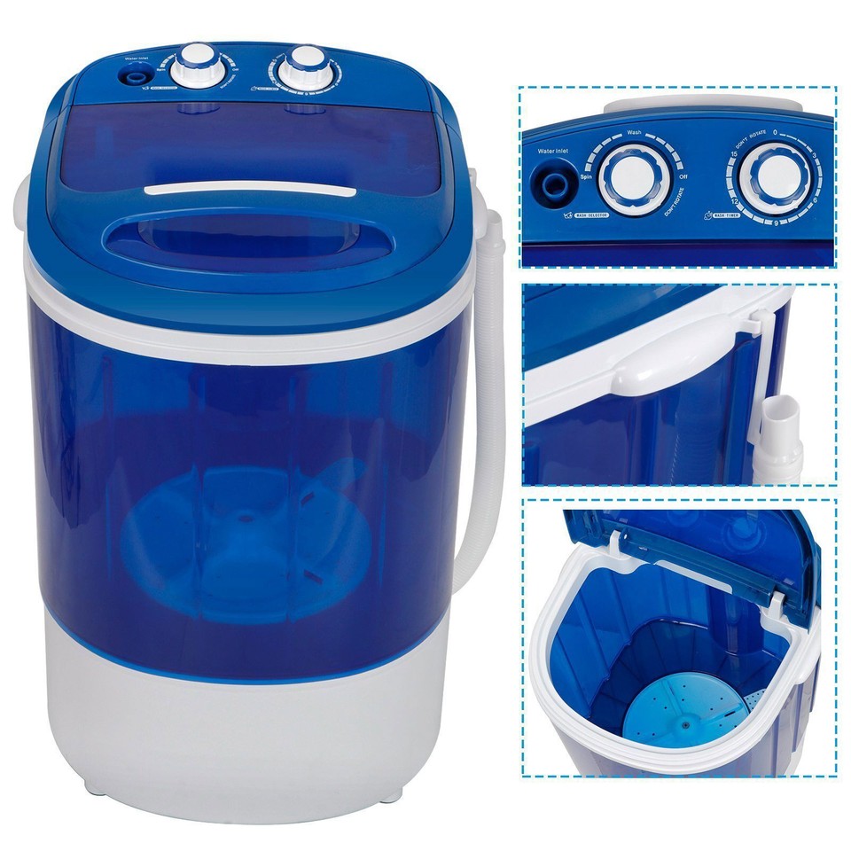 Portable Compact Mini Washing Machine Laundry Washer Idea for Dorm ...