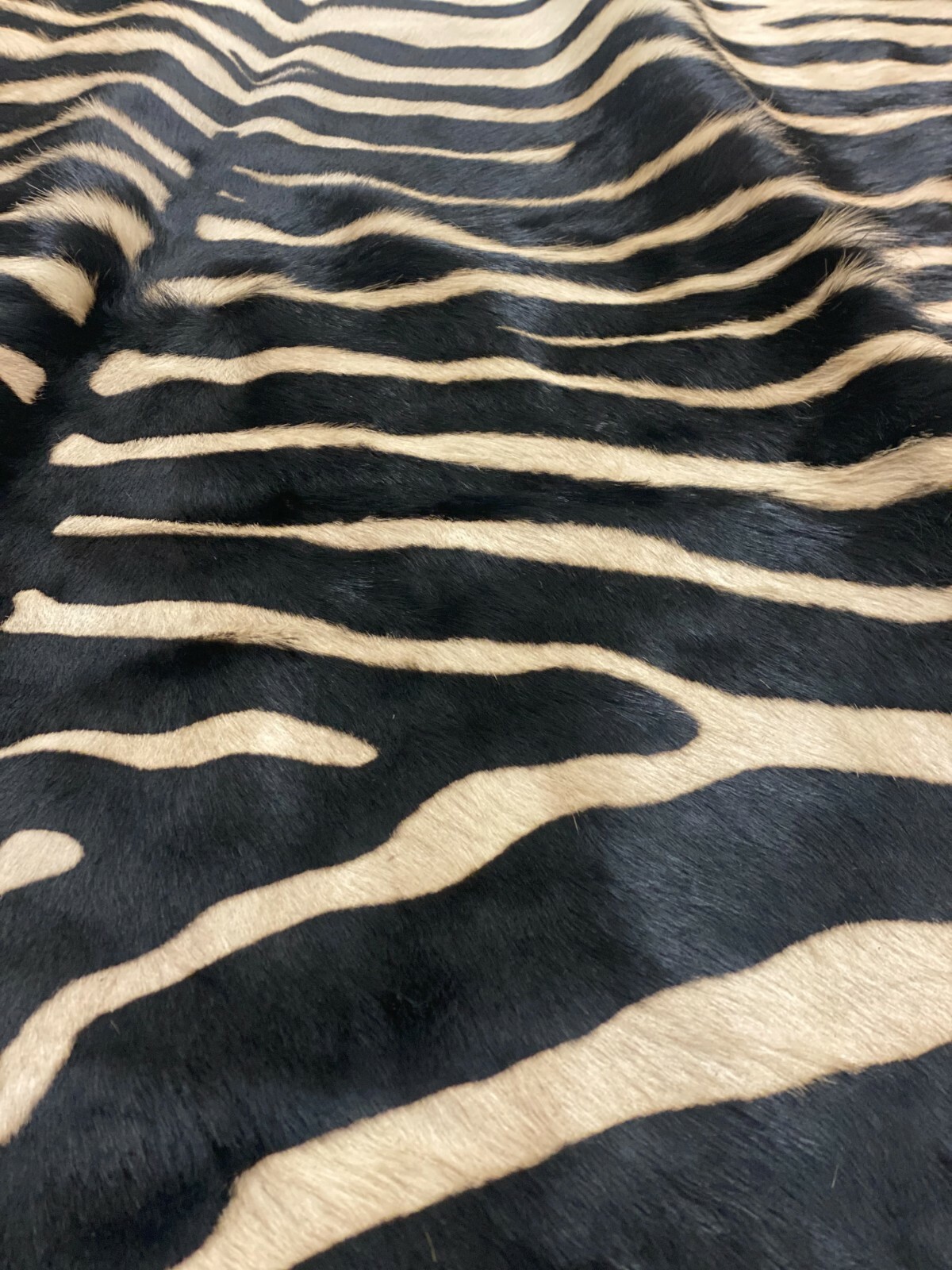 DWR Design Within Reach Zebra Cowhide Rug Edelman Leather Modern | eBay