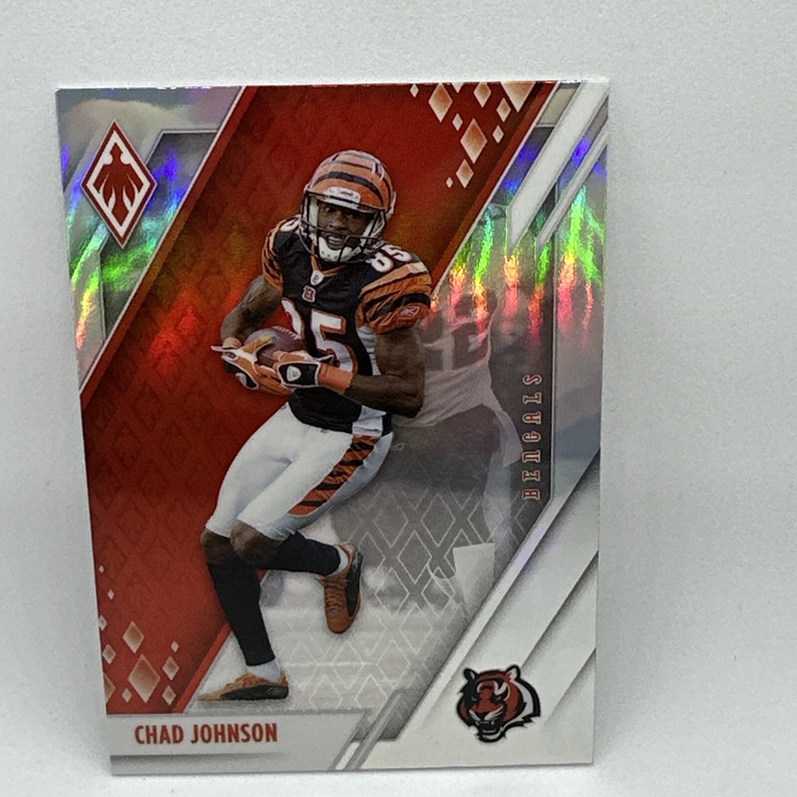 2021 Panini Phoenix Chad Johnson Silver Prizm Cincinnati Bengals #22 ...