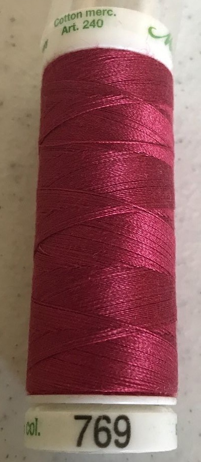 METTLER 60W FINE MACHINE EMBROIDERY THREAD MERCERIZED COTTON-219 YD ...