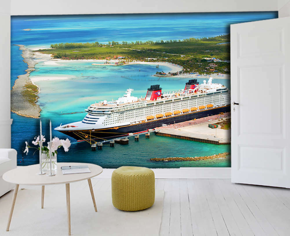A Great Luxury Ship 3D Full Wall Mural Photo Wallpaper Printing Home ...