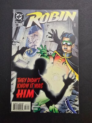DC Comics Robin #58 October 1998 Rick Burchett Cover | eBay