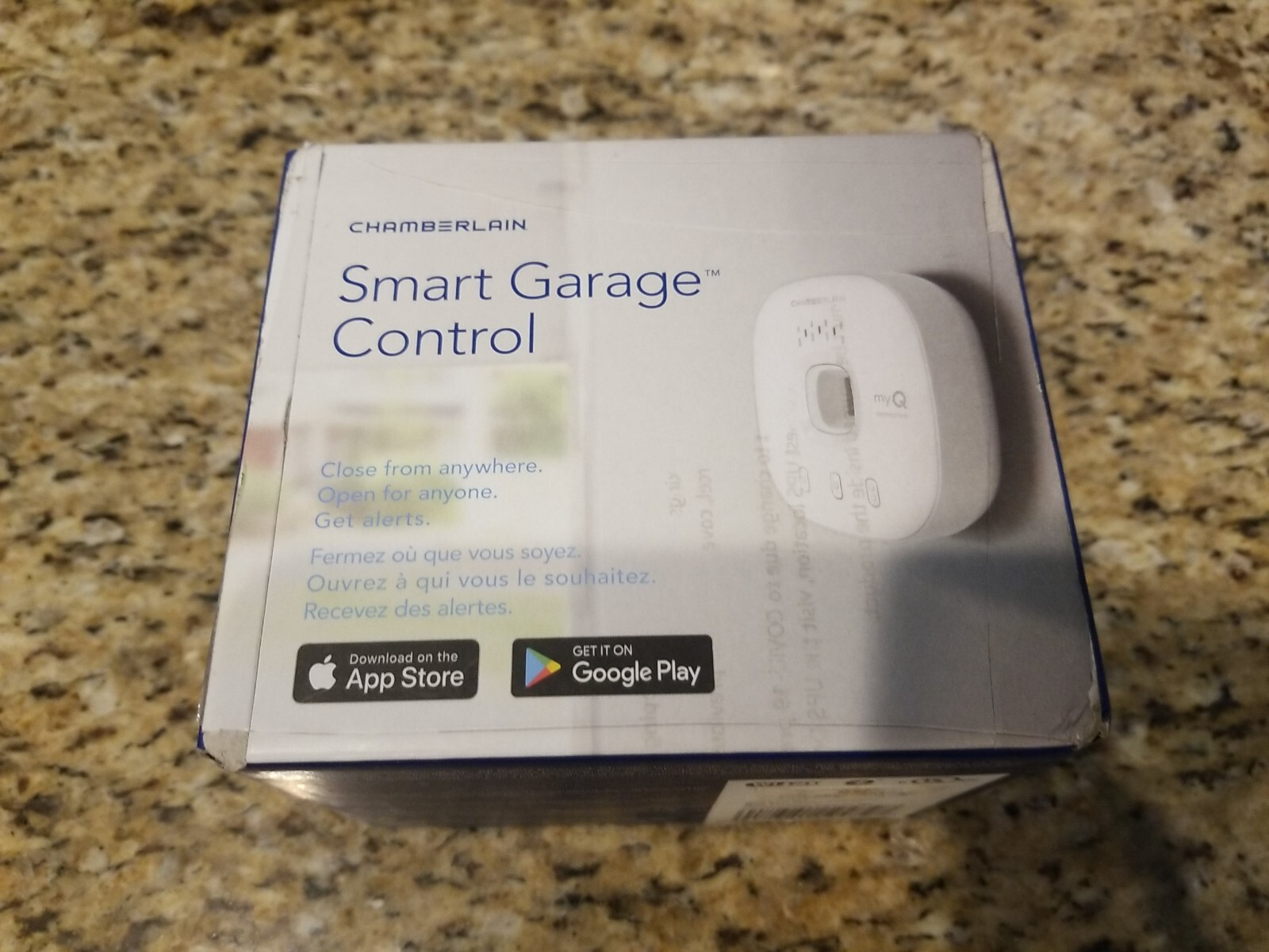 myQ Chamberlain Smart Garage Control - Wireless Garage Hub and Sensor ...