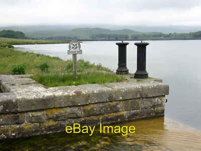Photo 12x8 Malham Tarn sign at Tarn Foot Water Houses National Trust ...