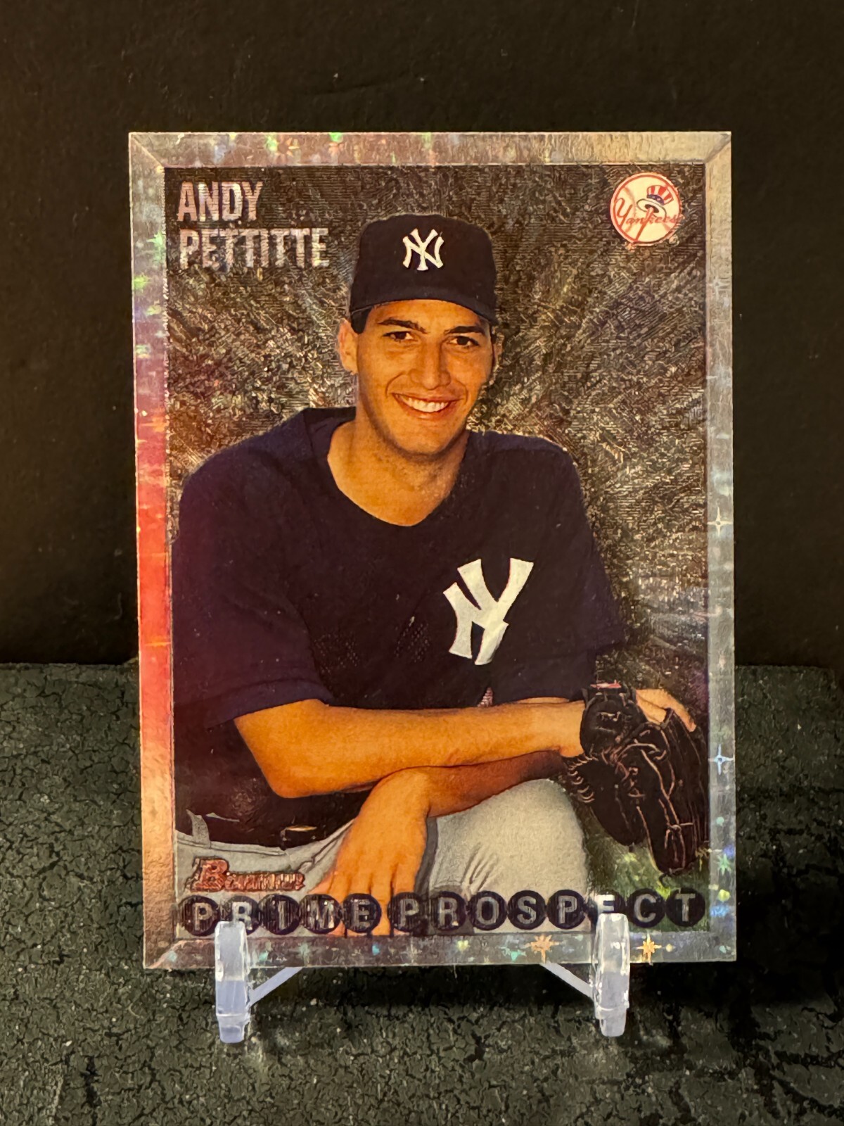 1995 Bowman Baseball Andy Pettitte Prime Prospect Foil Rookie RC Card ...