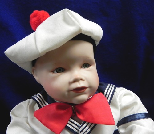 'MATTHEW' Porcelain Doll by Yolanda Bello 1987, Cute Little Sailor ...
