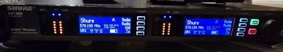 Shure AXT400 Axient Wireless Dual Receiver 470-698Mhz | eBay