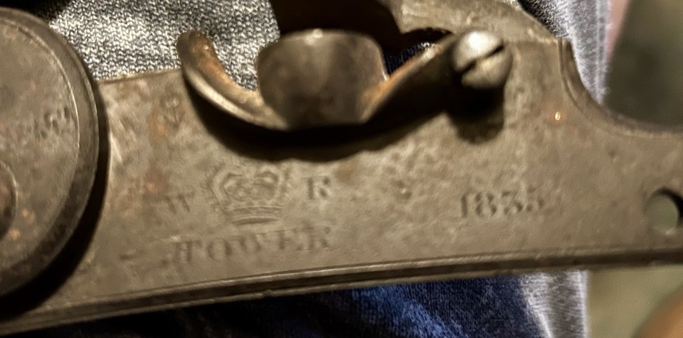 1835 British Tower flintlock musket lock. Antique original. | eBay