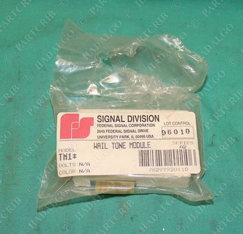 Federal Signal TM1 Wail Tone Module Signal Ser.A2 NEW | eBay