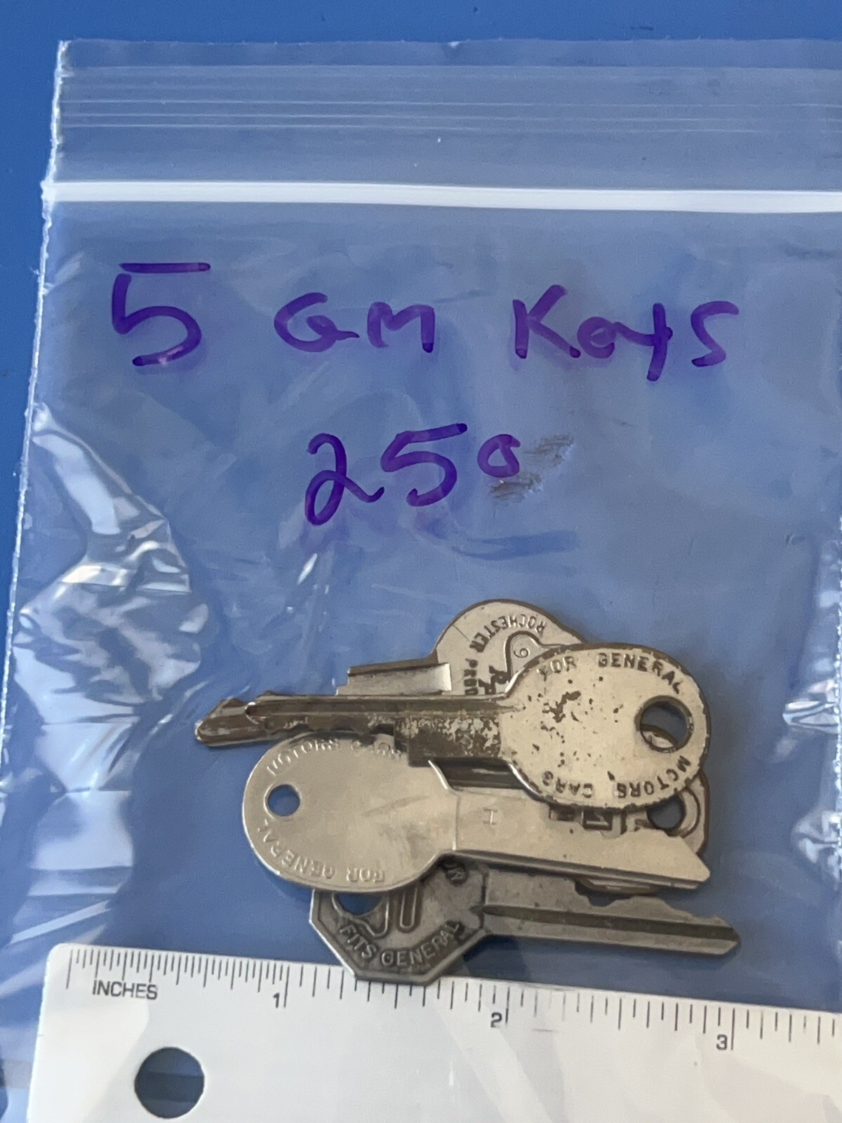 5 Vintage General Motors GM Used Car Keys | eBay