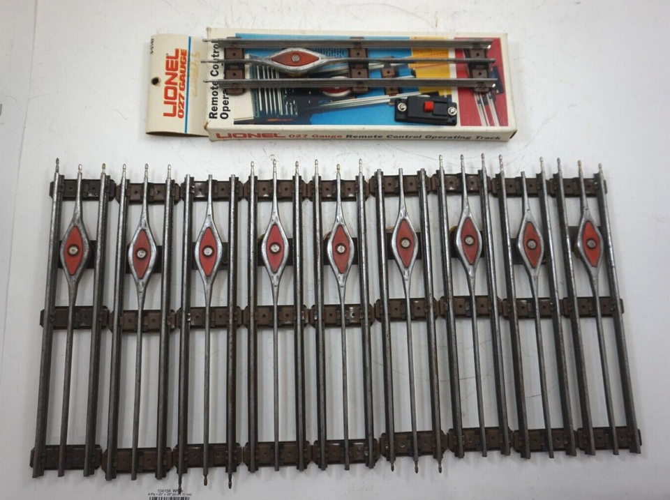 Vintage Lionel Lot - Tubular Track, Cars, Turnouts, Operating Track ...