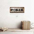 Poker Metal Sign; Wall Decor for Mancave, Den, or Gameroom | eBay