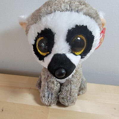 NEW - Ty Beanie Boos - LINUS the Lemur (6 Inch) 2020 MWMT Stuffed ...
