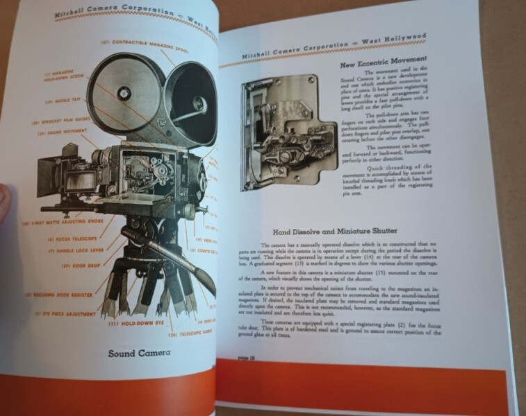 Mitchell Motion Picture Camera CATALOG (1934) 35mm Equipment Features ...
