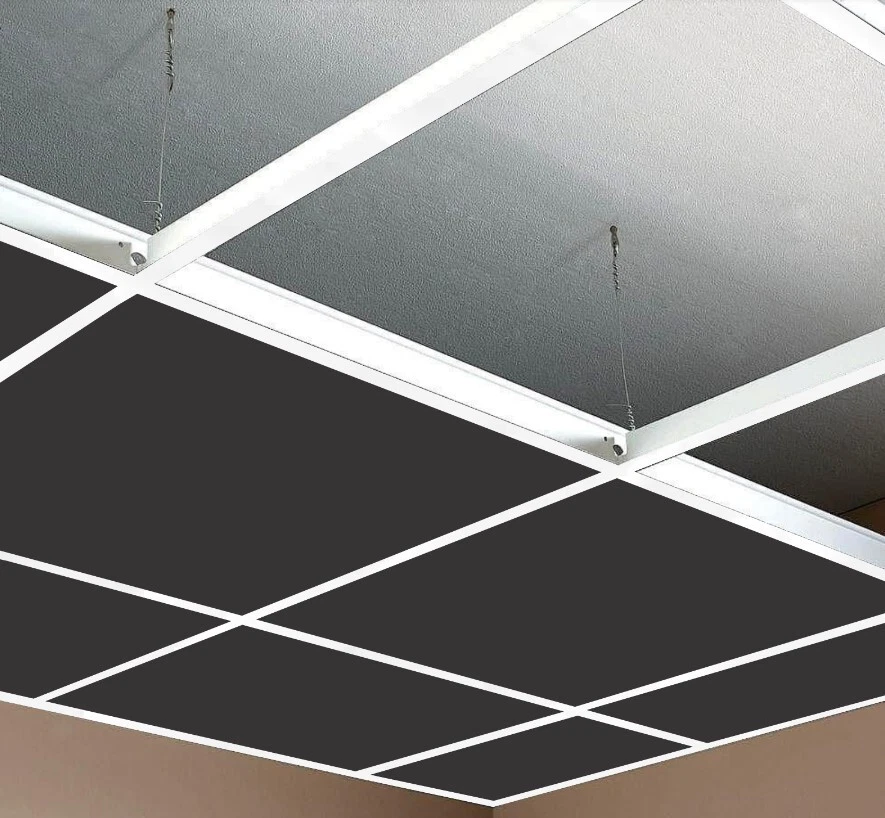 Black Suspended Ceiling Tiles | Shelly Lighting