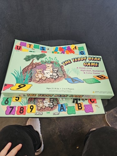 1998 The Teddy Bear Game A Child's First Alphabet, Numerical & Color ...