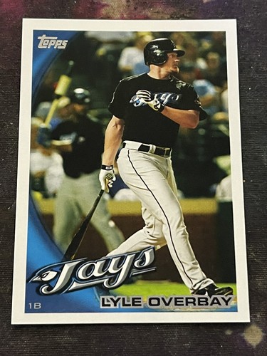 TOPPS 2010 MLB LYLE OVERBAY #289 1B TORONTO BLUE JAYS BASEBALL CARD | eBay