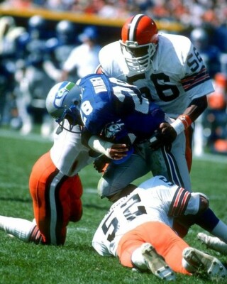 CHIP BANKS 8X10 PHOTO CLEVELAND BROWNS PICTURE NFL FOOTBALL VS SEAHAWKS ...