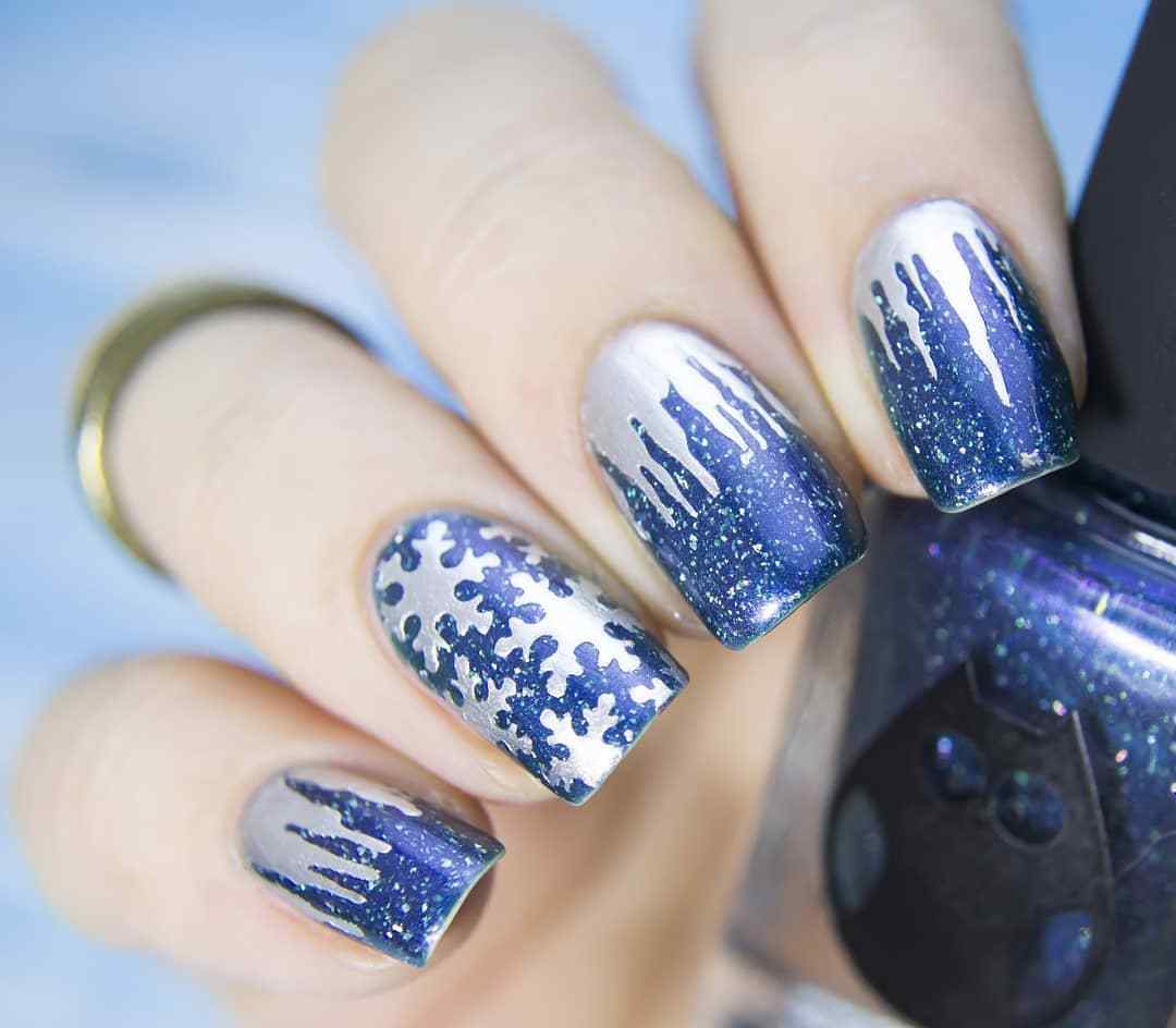 Whats Up Nails Icicles Stencils for Nails, Christmas Nails, Nail Vinyls ...